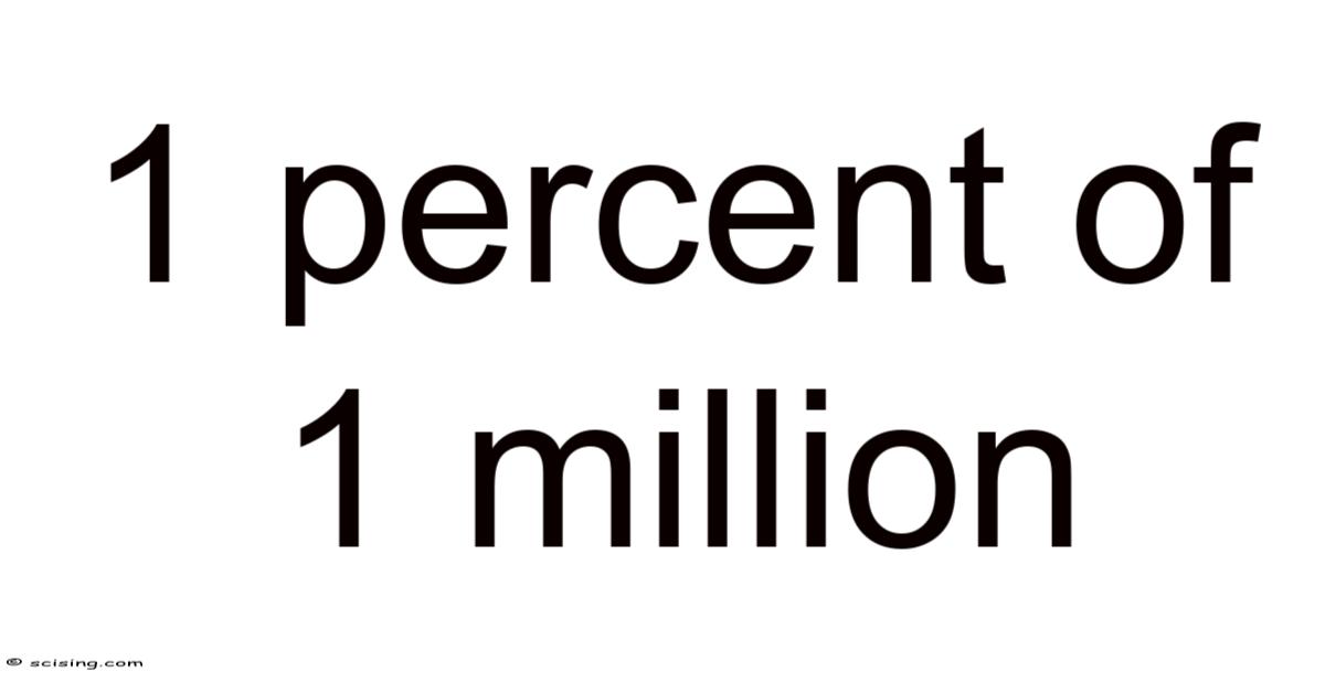1 Percent Of 1 Million