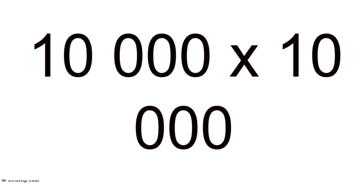 10 000 X 10 000