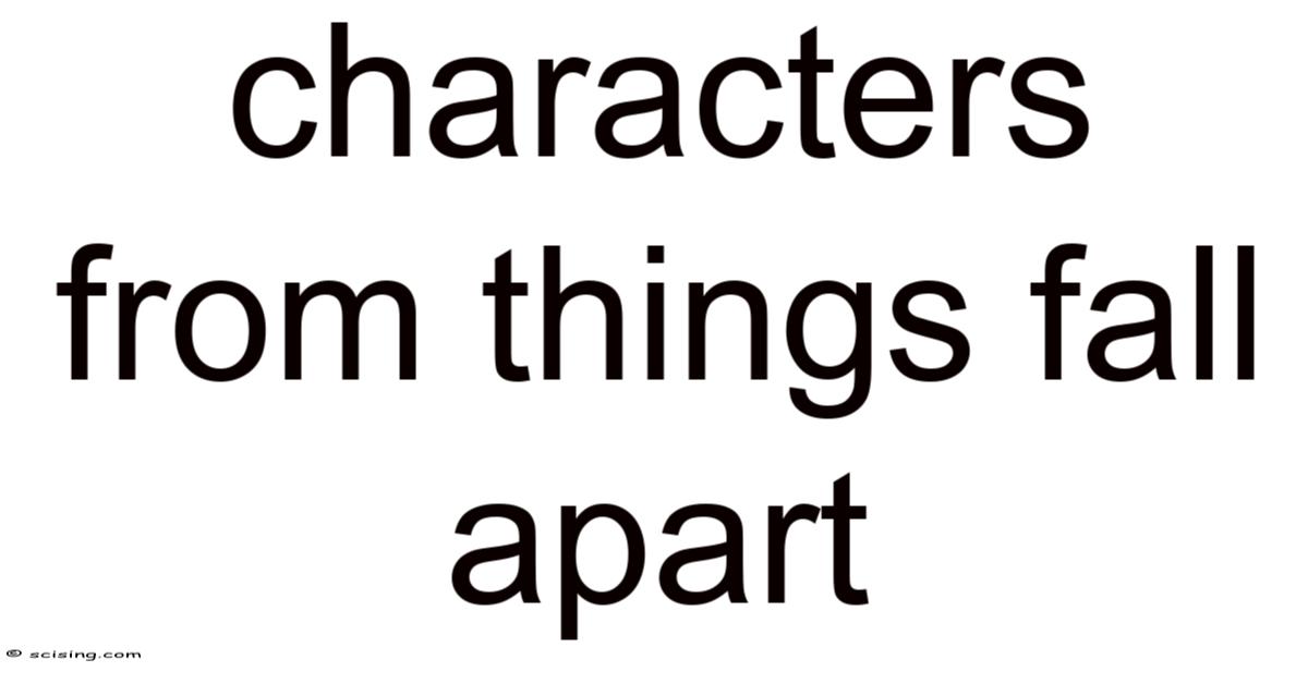 Characters From Things Fall Apart