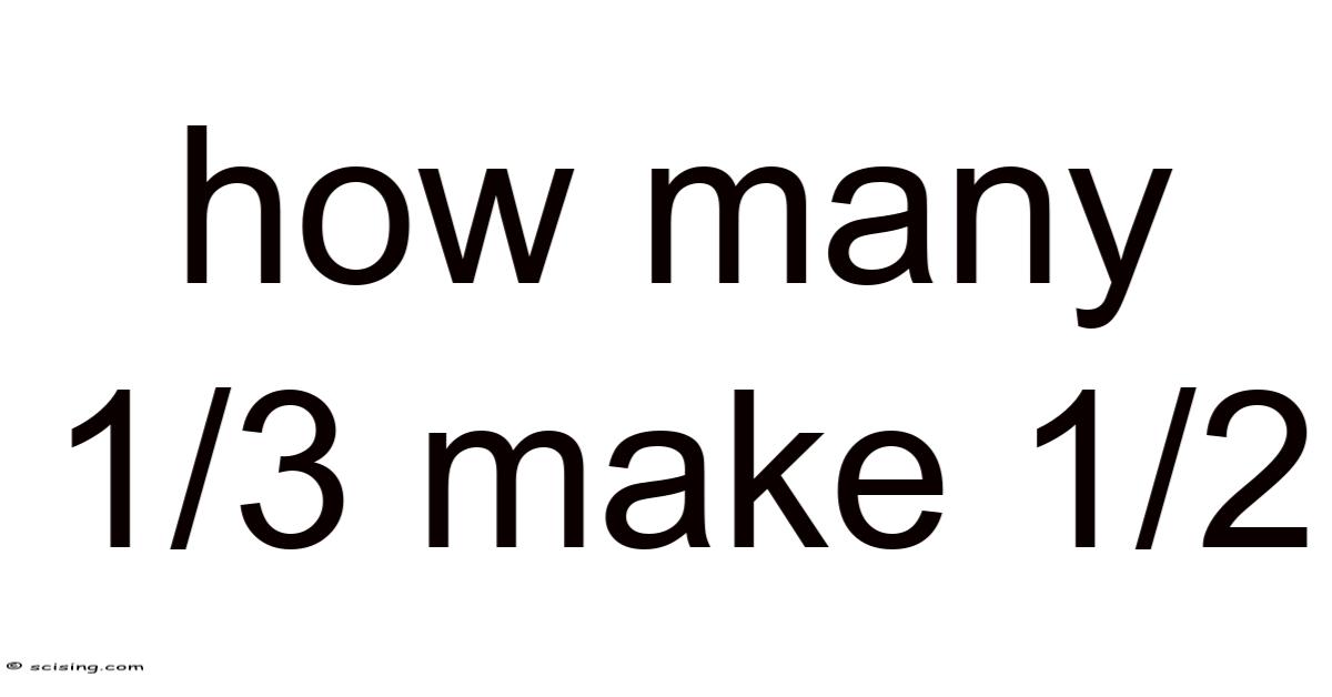 How Many 1/3 Make 1/2