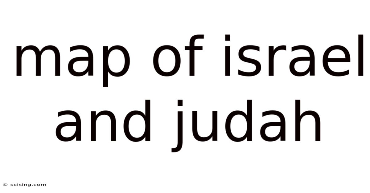 Map Of Israel And Judah