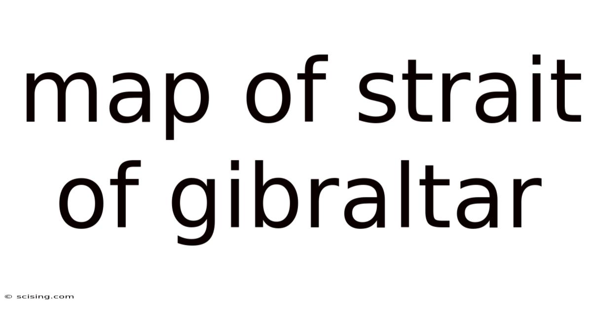 Map Of Strait Of Gibraltar