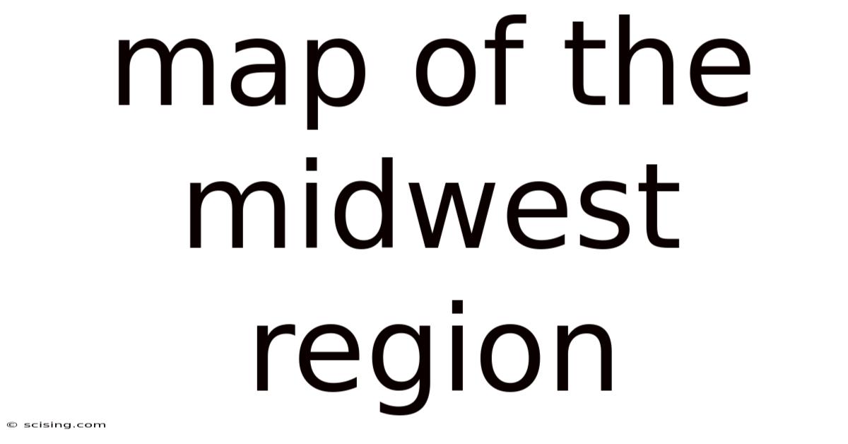 Map Of The Midwest Region