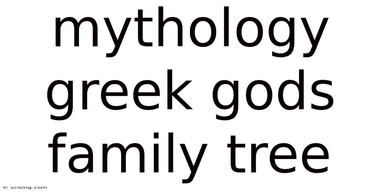 Mythology Greek Gods Family Tree