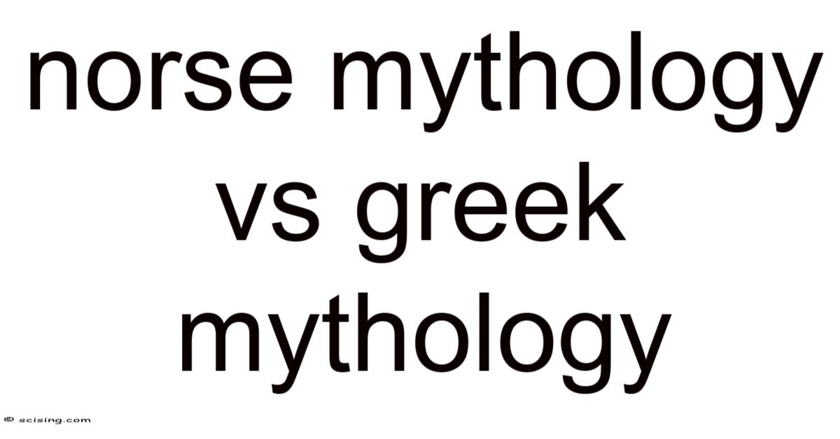 Norse Mythology Vs Greek Mythology