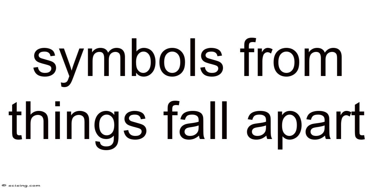 Symbols From Things Fall Apart