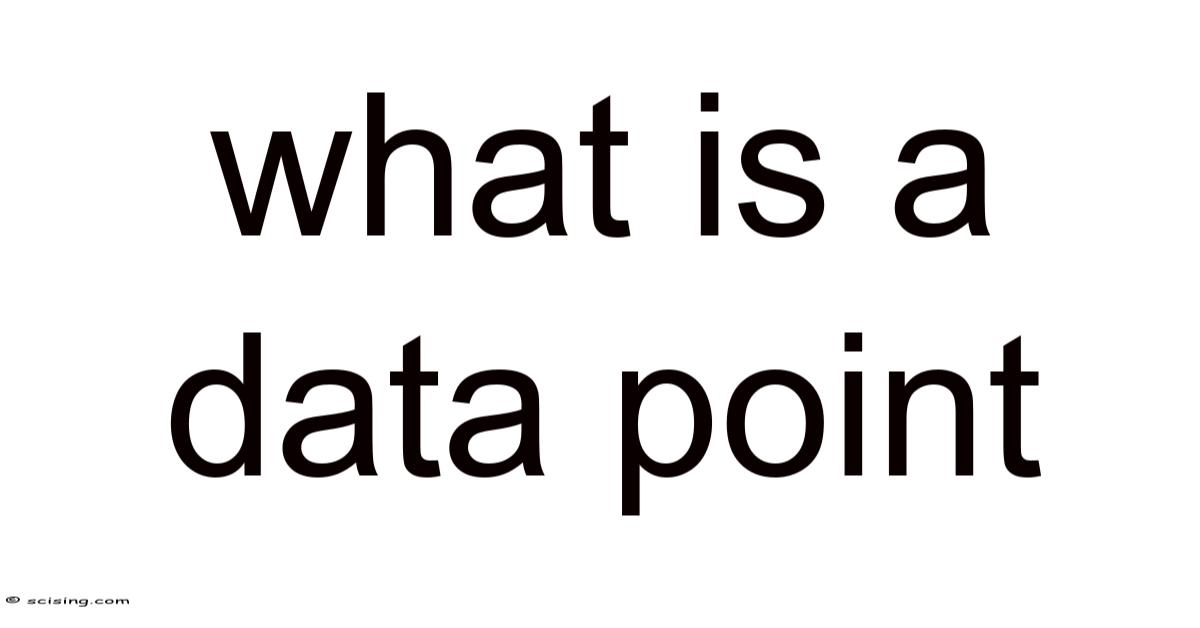What Is A Data Point