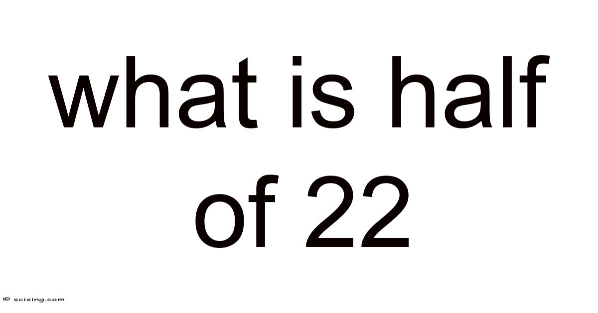 What Is Half Of 22